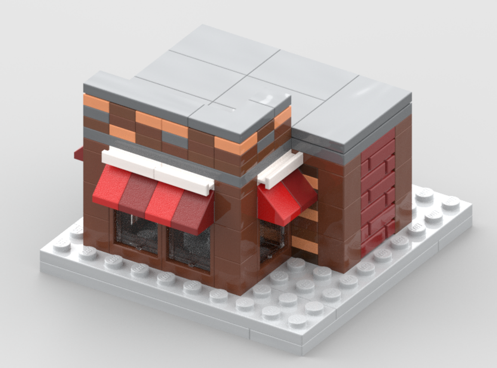 LEGO MOC I shrunk Tim Hortons by nibman_bricks | Rebrickable - Build ...