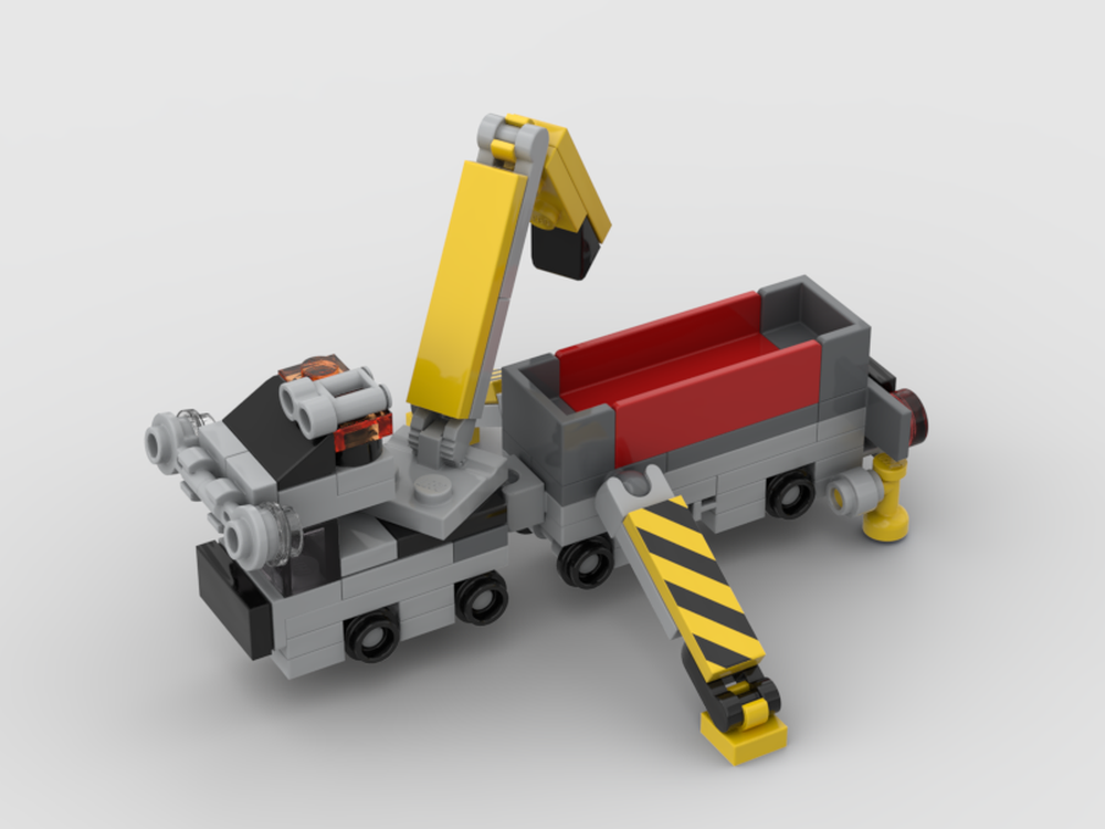 LEGO MOC Articulated Digger Dumper - Micro Build by brprasanna7 ...