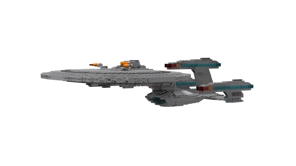 LEGO MOC Galaxy X-Class USS Enterprise-D Galaxy-Class Refit Starship by ...