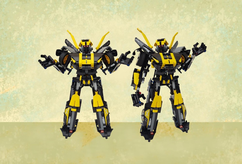 LEGO MOC Bumblebee v2 - 42151 Alternate by Stevil9 | Rebrickable ...
