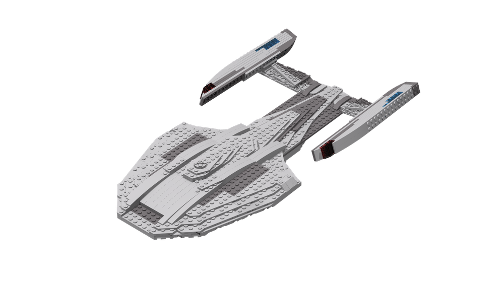 LEGO MOC Inquiry-Class USS Zheng He Starship by LegendAJ | Rebrickable ...