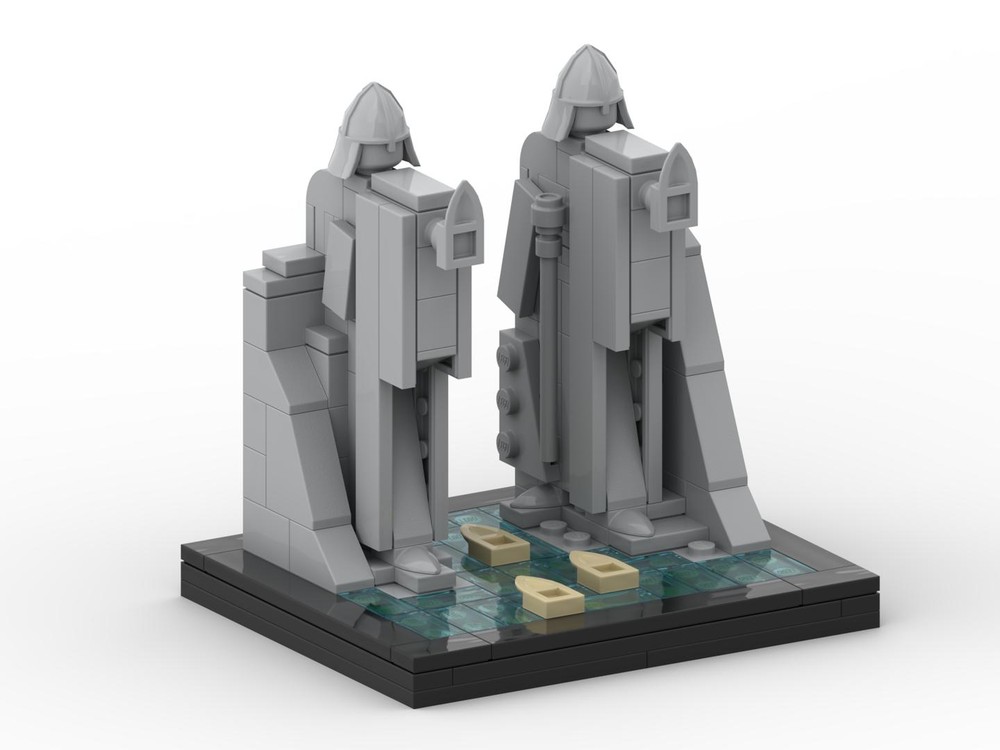 LEGO MOC The Argonath by tcdamen | Rebrickable - Build with LEGO