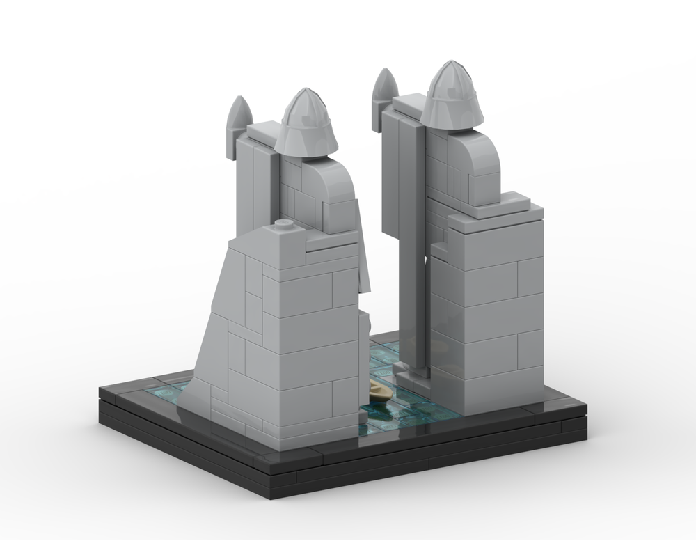LEGO MOC The Argonath by tcdamen | Rebrickable - Build with LEGO