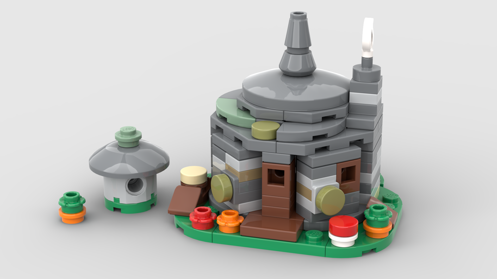 LEGO MOC Mini Hut - Unexpected Visit by christromans | Rebrickable ...