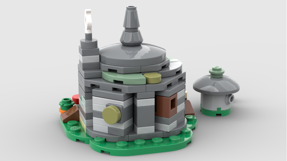 LEGO MOC Mini Hut - Unexpected Visit by christromans | Rebrickable ...