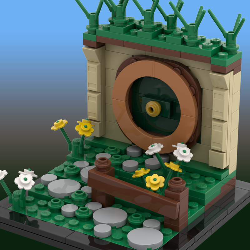 LEGO MOC Baggins house by LucSoleBricks | Rebrickable - Build with LEGO