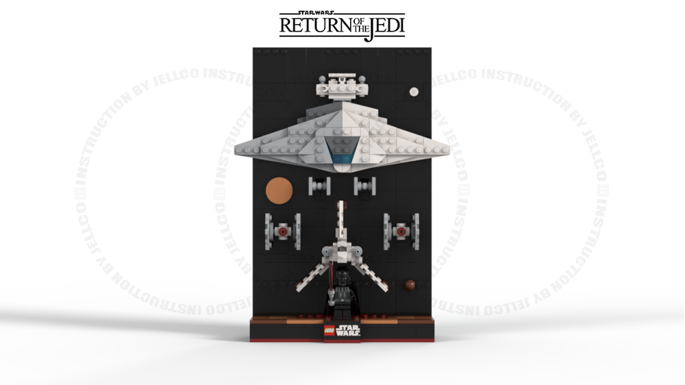 LEGO MOC Micro Diorama : Vader's Shuttle by jellco | Rebrickable ...
