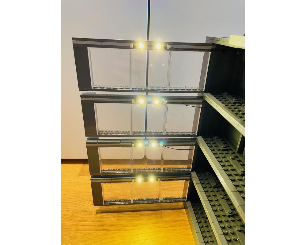 Lego Moc Lego Minifigure Display Frame Showcase With Optional Led