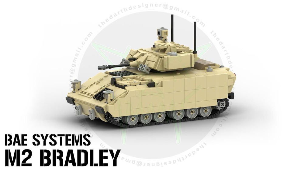 LEGO MOC M2 BRADLEY AFV - 1:35 Scale by DarthDesigner | Rebrickable ...