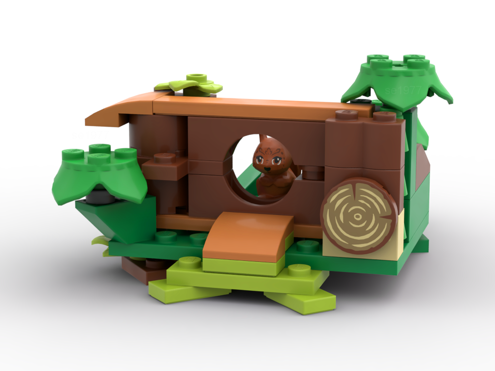 LEGO MOC 41677 Squirrel's hiding place by se1977 | Rebrickable - Build ...