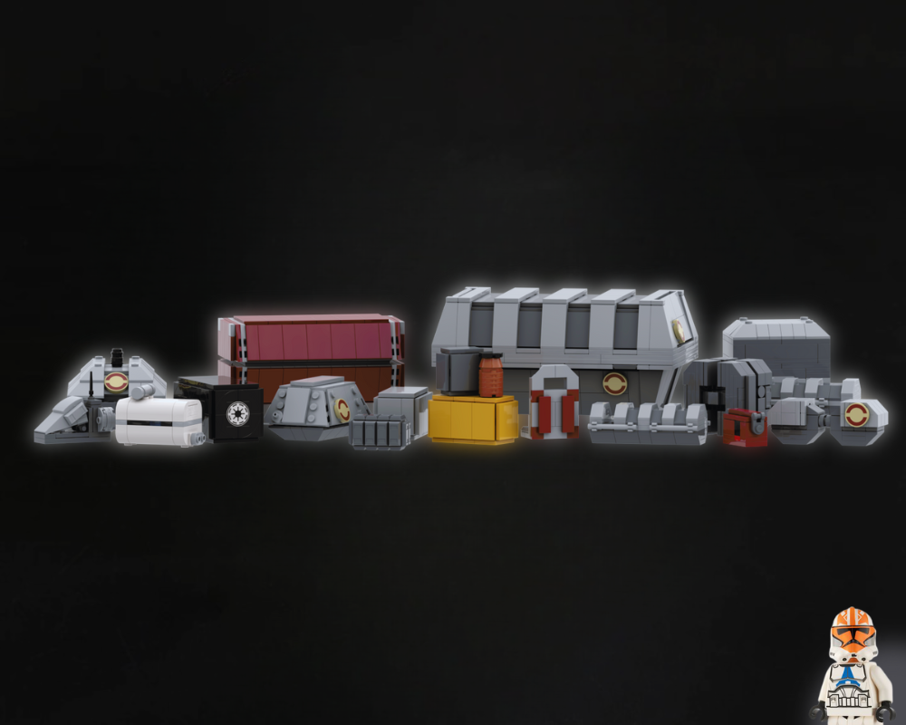 LEGO MOC Galactic Republic - Crates, Containers & Structures by ...