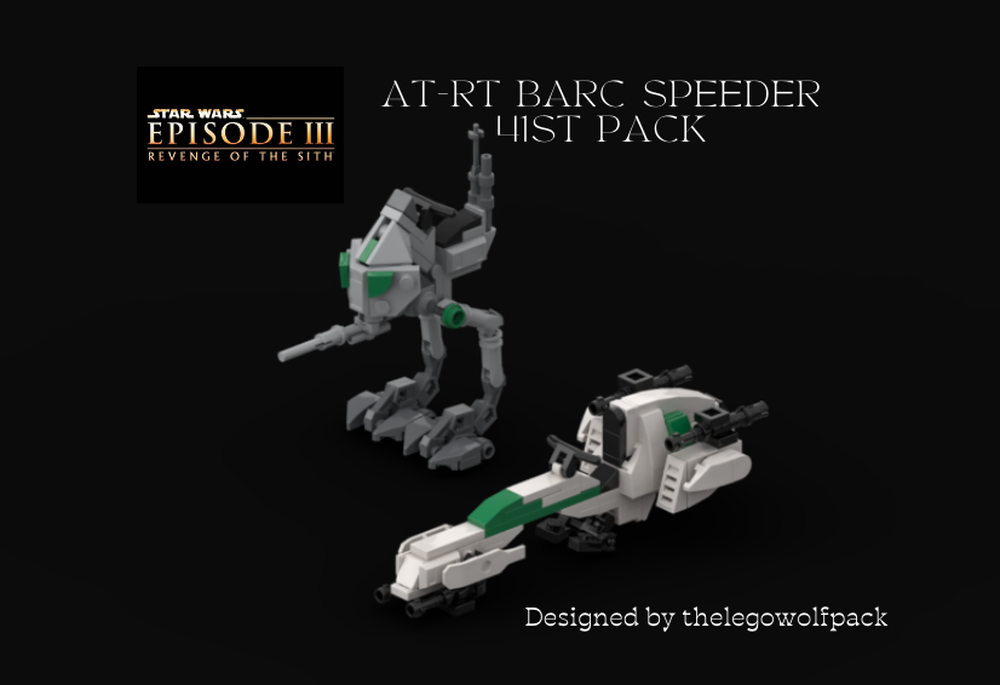 LEGO MOC AT-RT Barc speeder 41st pack by thelegowolfpack | Rebrickable ...