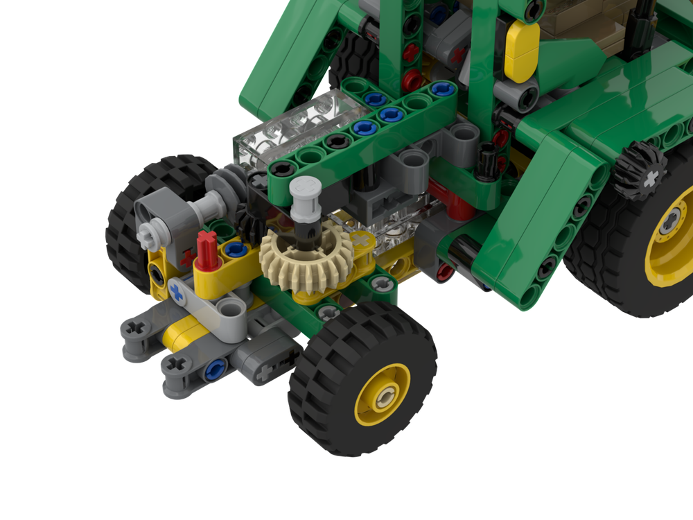 LEGO MOC 42168 Remote Controlled John Deere 9700 Forage Harvester by mla2 | Rebrickable - Build ...