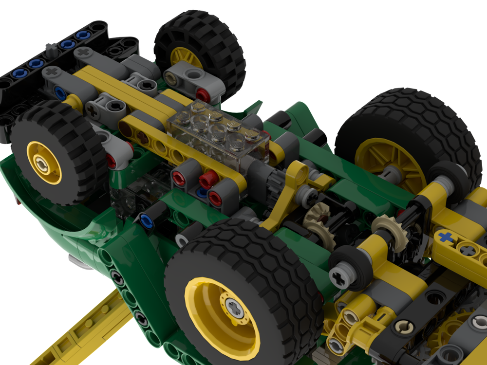 LEGO MOC 42168 Remote Controlled John Deere 9700 Forage Harvester by mla2 | Rebrickable - Build ...