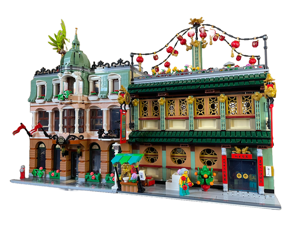LEGO MOC-172467 Golden Frog Restaurant Modular Alternate build of ...