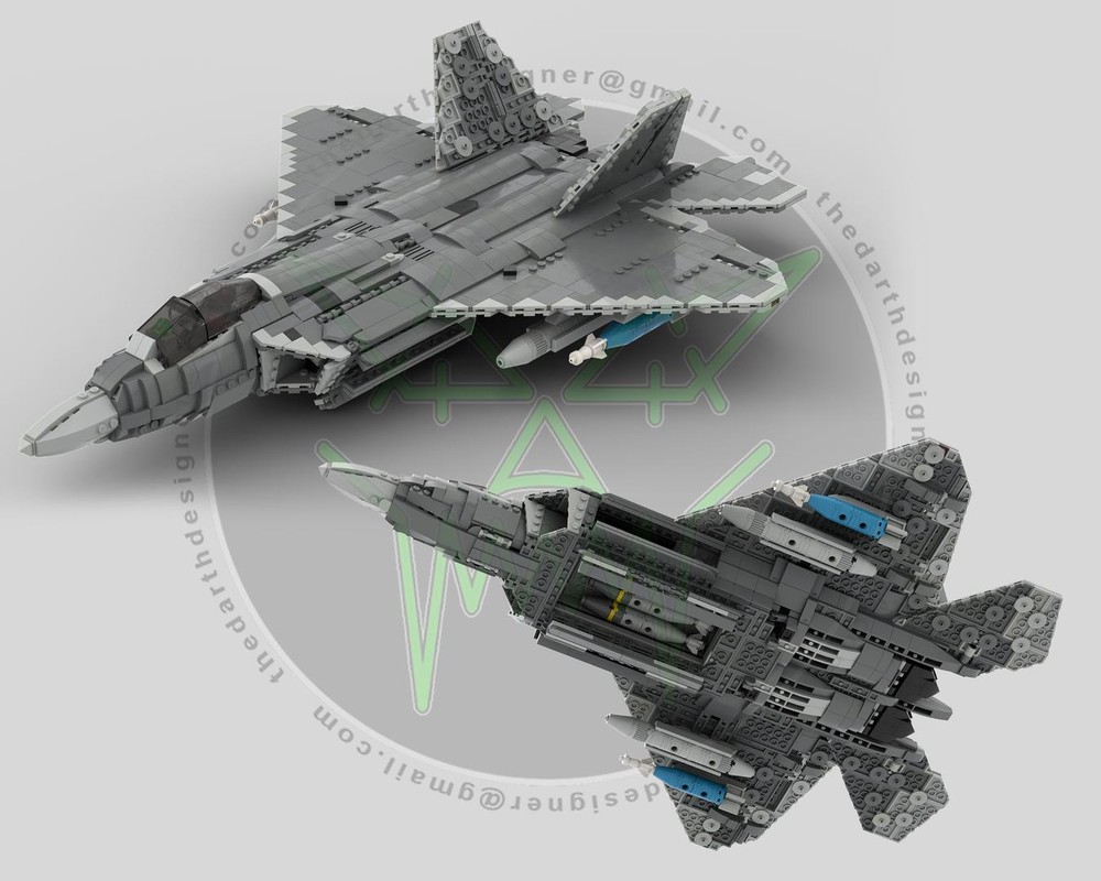 LEGO MOC Lockheed Martin | F-22 RAPTOR - 1:35 Scale (v3) by ...