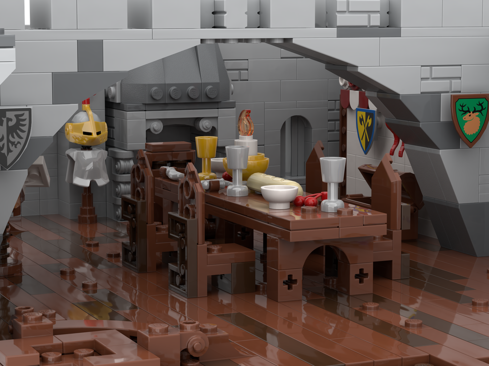 LEGO MOC Modular Norman Keep Main part by evilMedieval | Rebrickable ...