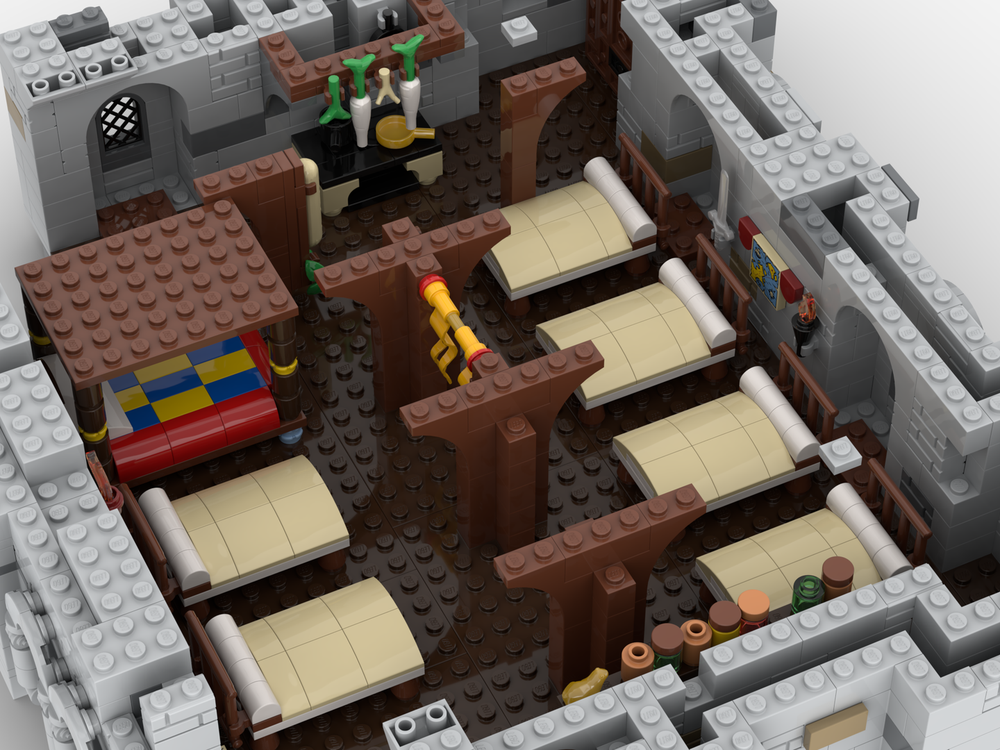 LEGO MOC Modular Norman Keep Main part by evilMedieval | Rebrickable ...