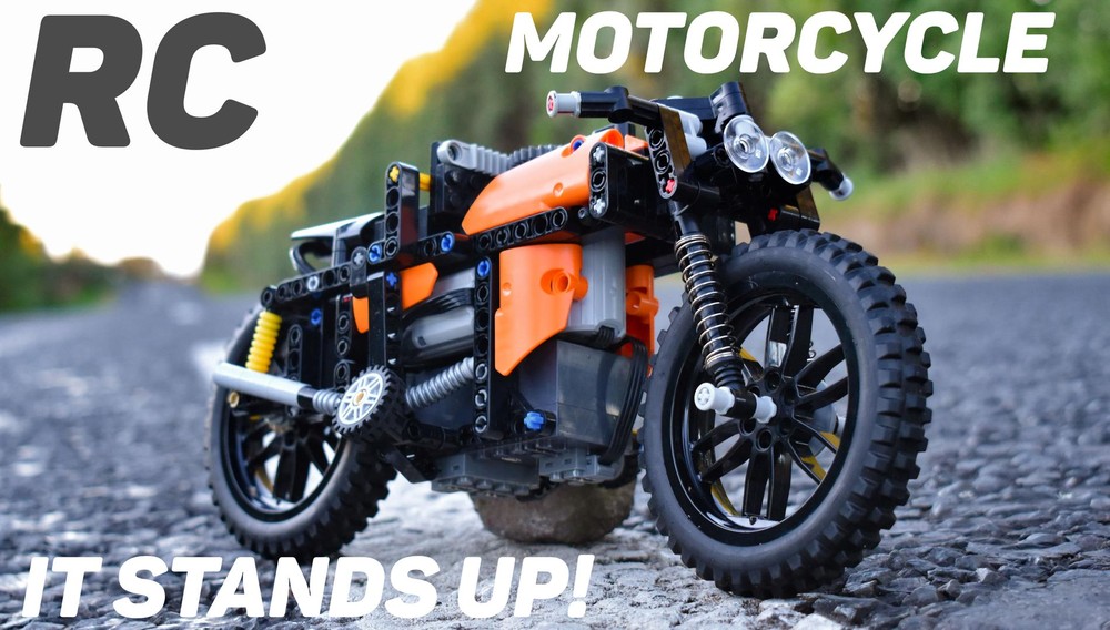 LEGO MOC Fast RC Motorcycle - It Really Works and Stands Up! - 30kmh ...