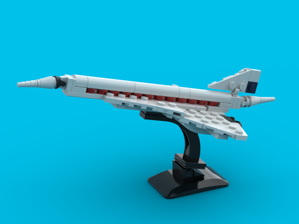 LEGO MOC Concorde Mini by B_Best | Rebrickable - Build with LEGO