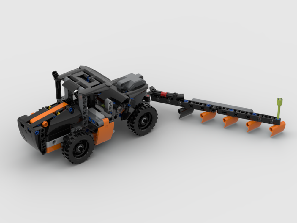 LEGO MOC 42166 Tractor and Plow by LegoLounge | Rebrickable - Build with LEGO