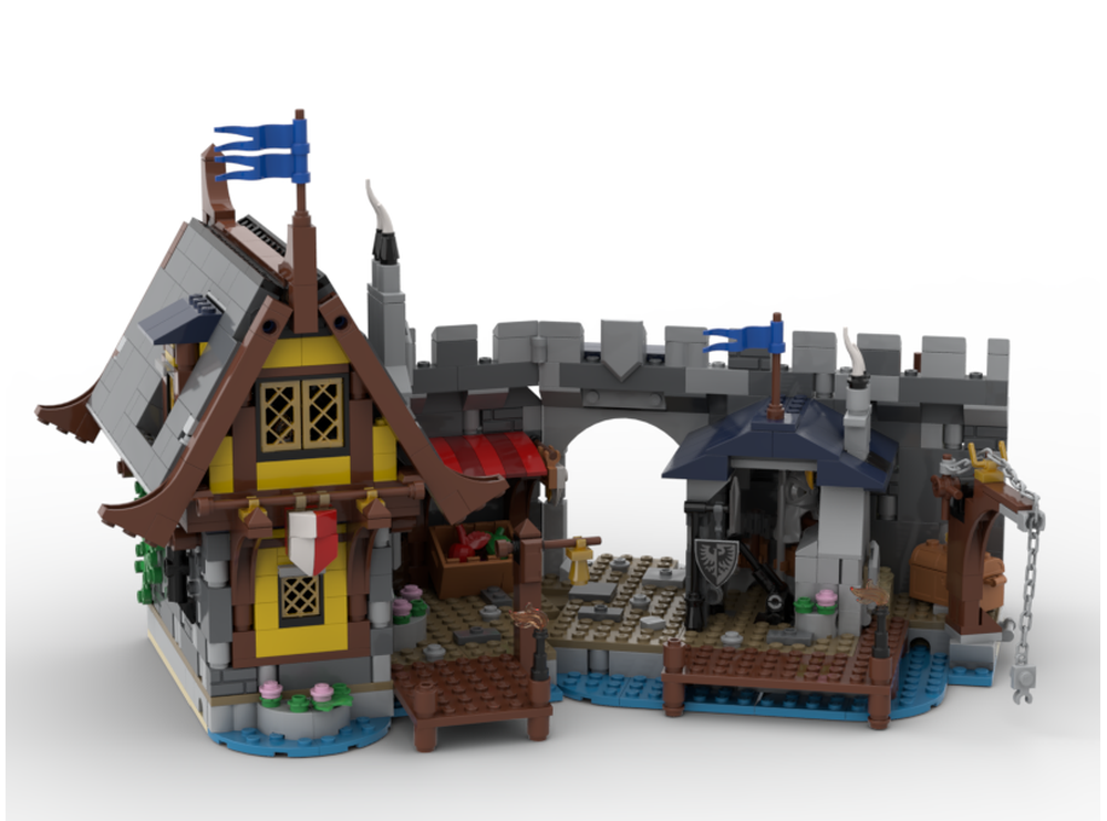 LEGO MOC 31120 - Medieval Harbor (Black Falcons) by MIJbricks ...