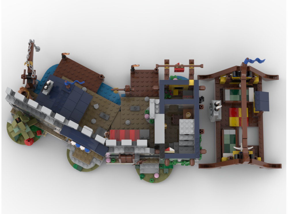 LEGO MOC 31120 - Medieval Harbor (Black Falcons) by MIJbricks ...