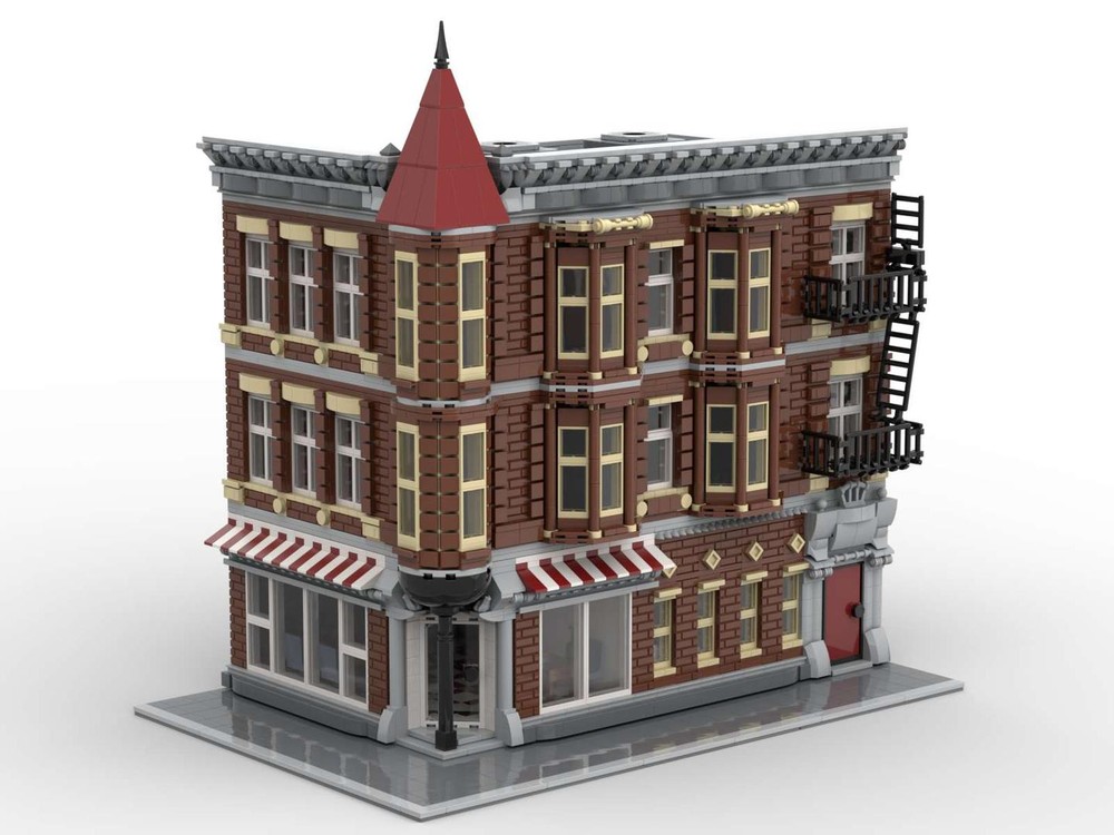 LEGO MOC Armitage Corner Modular Building by michaelbaek | Rebrickable ...