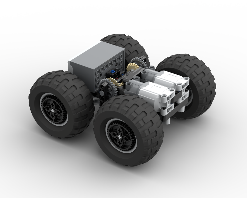 LEGO MOC Skid steer chassis by KucMocs | Rebrickable - Build with LEGO LEGO MOC Skid steer chassis by KucMocs | Rebrickable - Build with LEGO