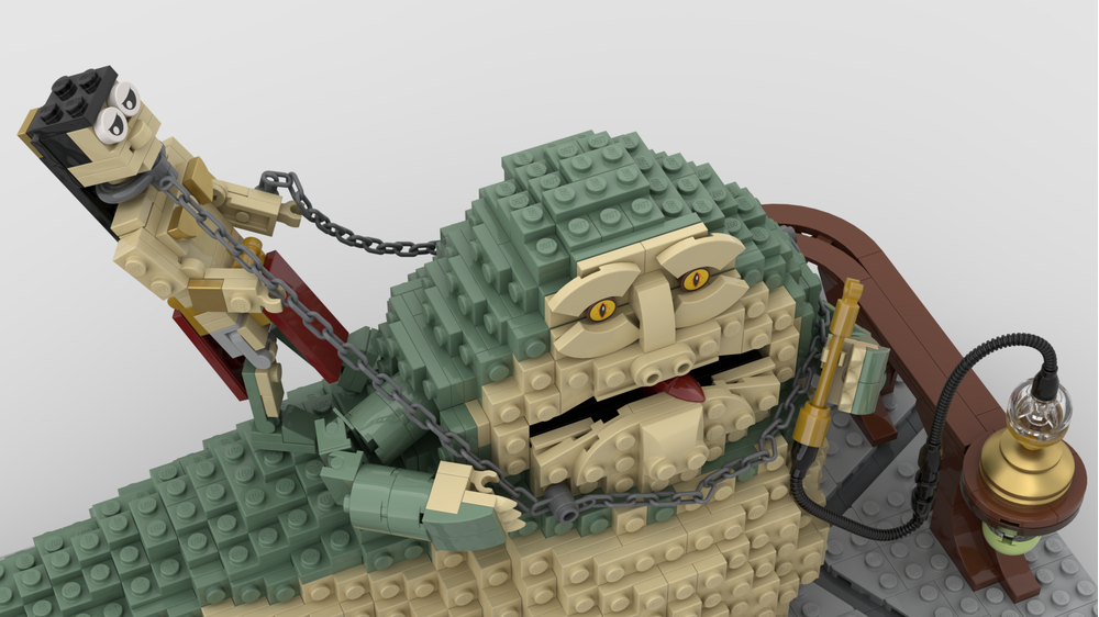 LEGO MOC Jabba the Hutt and Princess Leia fight by SteinHDan ...