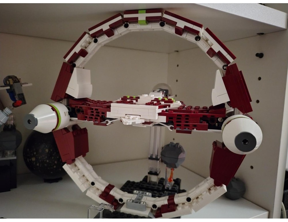 LEGO MOC-172550 Obi-Wan's Starfighter + Hyperdrive Booster Ring by Lux ...