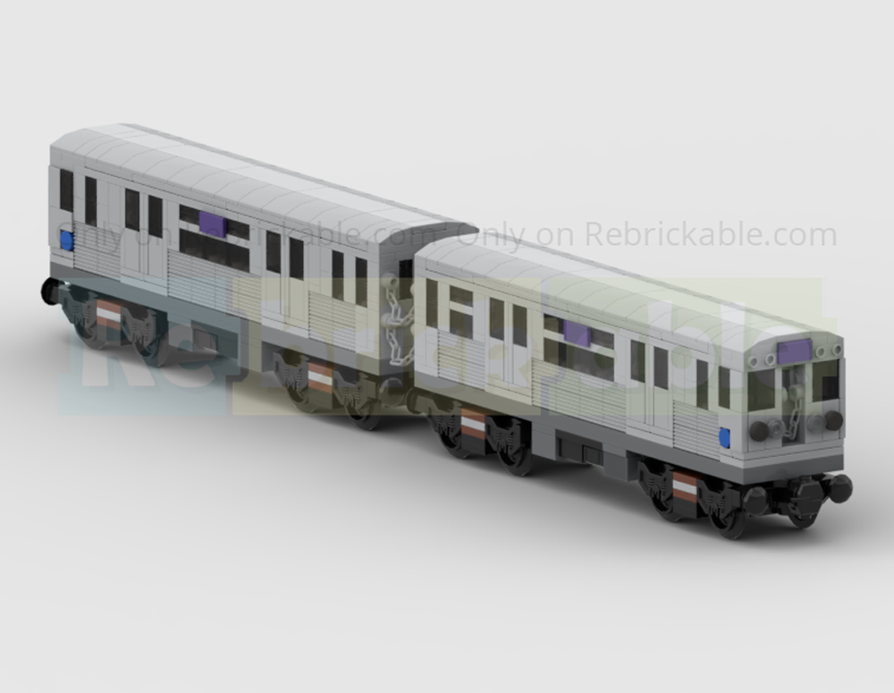 LEGO MOC CTA 5000 Series 2-Carriage Chicago L Train - Dummy Version by ...