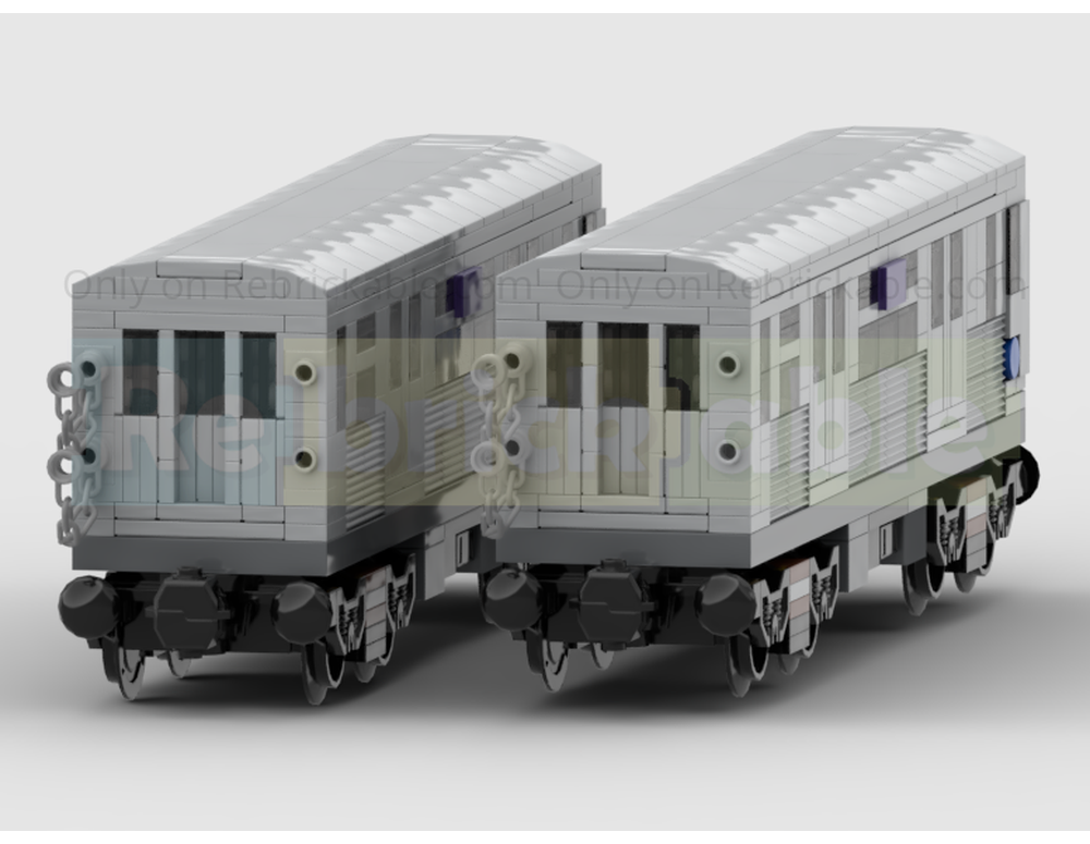 LEGO MOC-172552 CTA 5000 Series 2-Carriage Chicago L Train - Dummy ...