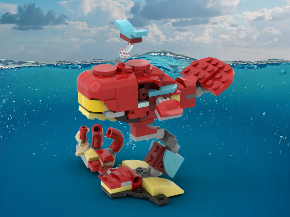 LEGO MOC 31145 Whale by zengogobrick | Rebrickable - Build with LEGO