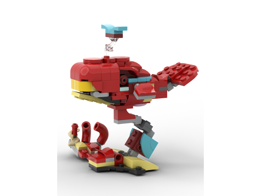 LEGO MOC 31145 Whale by zengogobrick | Rebrickable - Build with LEGO