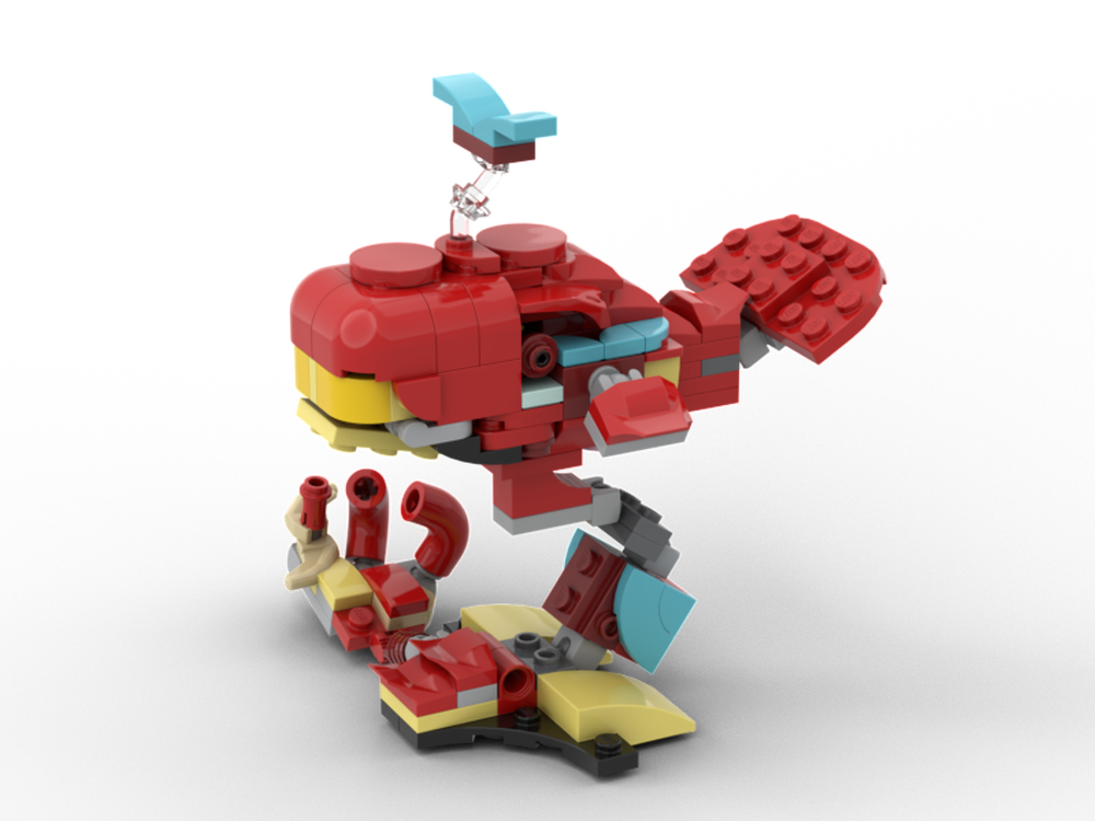 LEGO MOC 31145 Whale by zengogobrick | Rebrickable - Build with LEGO