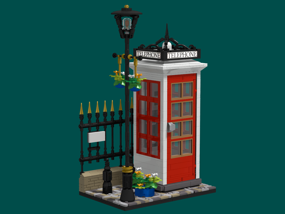LEGO MOC K1 London Telephone Box by Marty_MOCs | Rebrickable - Build ...