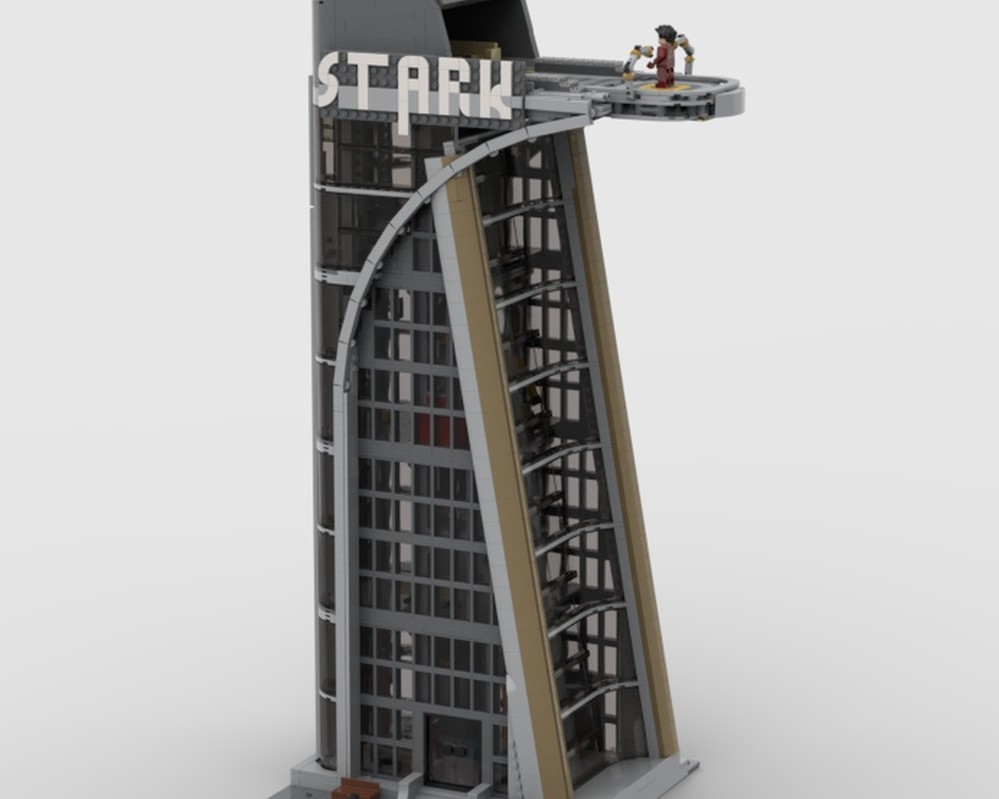 LEGO MOC Stark Tower by ardakayhanli | Rebrickable - Build with LEGO