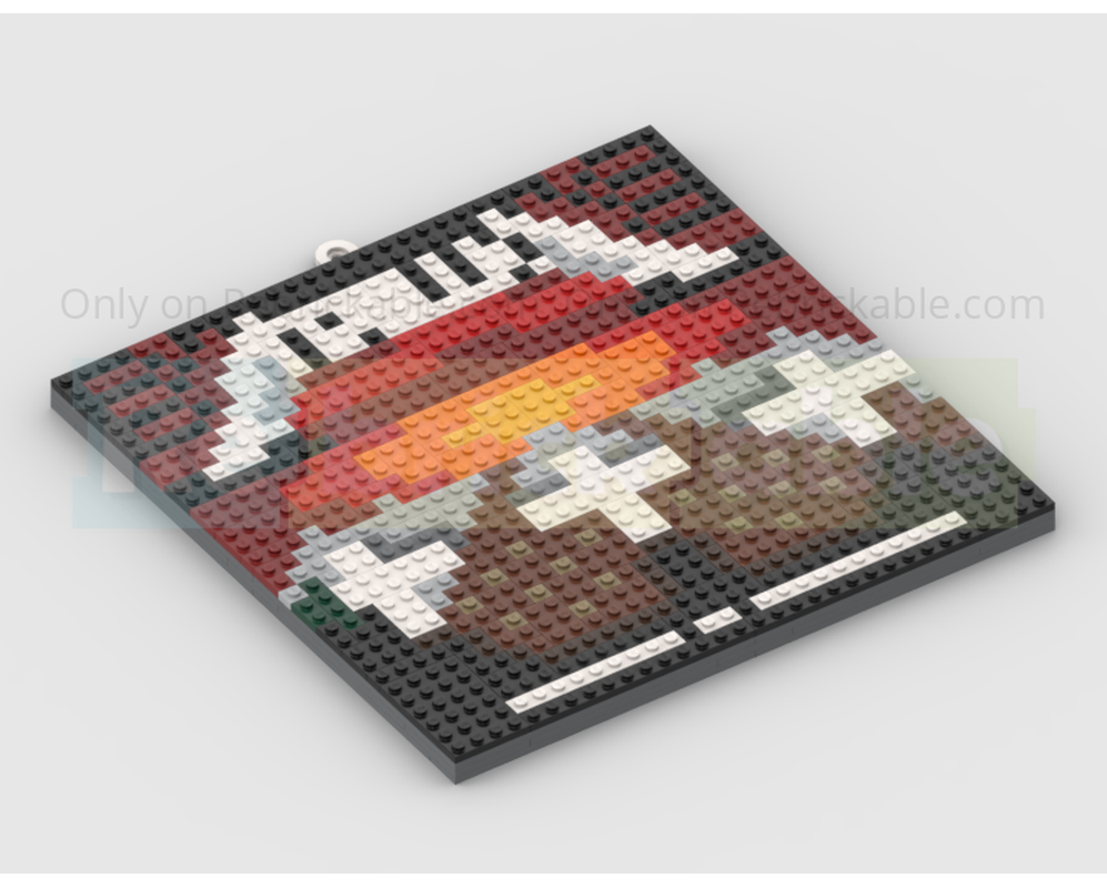 LEGO MOC Metallica Master Of Puppets Album Cover Art With Wall Mount by ...