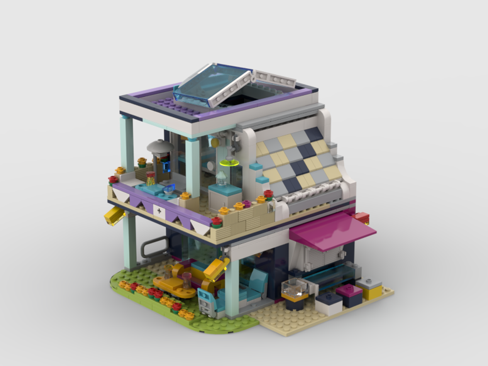 LEGO MOC Small cafe on seashore, Alternate build of Lego 41318 by ...