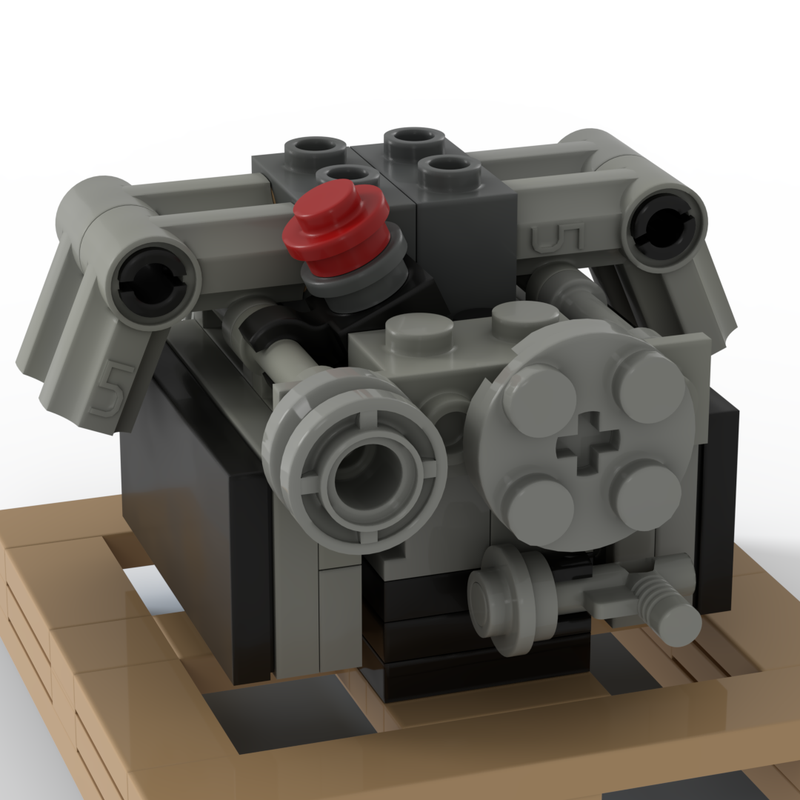 LEGO MOC VW Type 4 Boxer Engine (VW T3) by Iuusion | Rebrickable ...