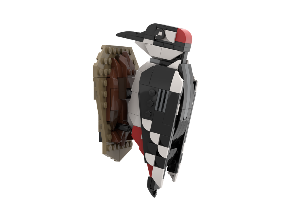 LEGO MOC Great spotted woodpecker by SKABRAM | Rebrickable - Build with ...