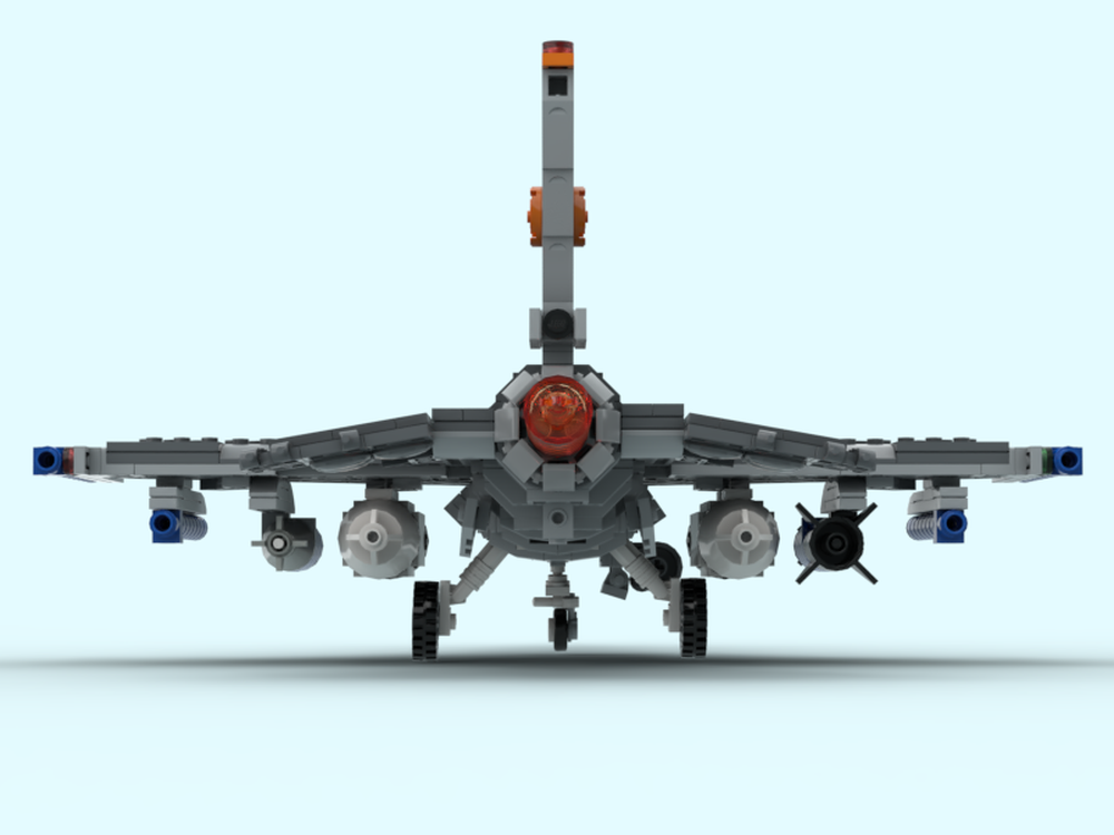 LEGO MOC F-16BM Fighting Falcon by Qu1nt3n | Rebrickable - Build with LEGO