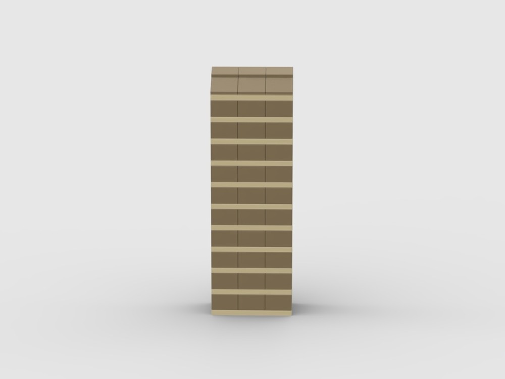 LEGO MOC Rainbow Houses-Tan by Giraffes6 | Rebrickable - Build with LEGO