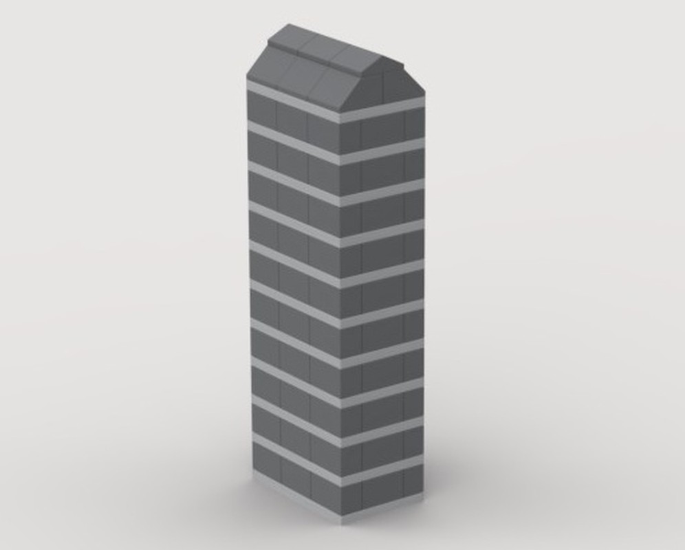 LEGO MOC Rainbow Houses-Grey by Giraffes6 | Rebrickable - Build with LEGO