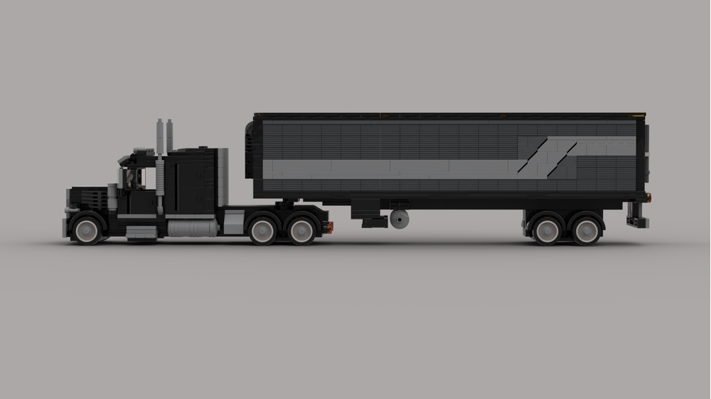 LEGO MOC Peterbilt 379 Semi Truck with Trailer - Minifig Scale by Yanix ...