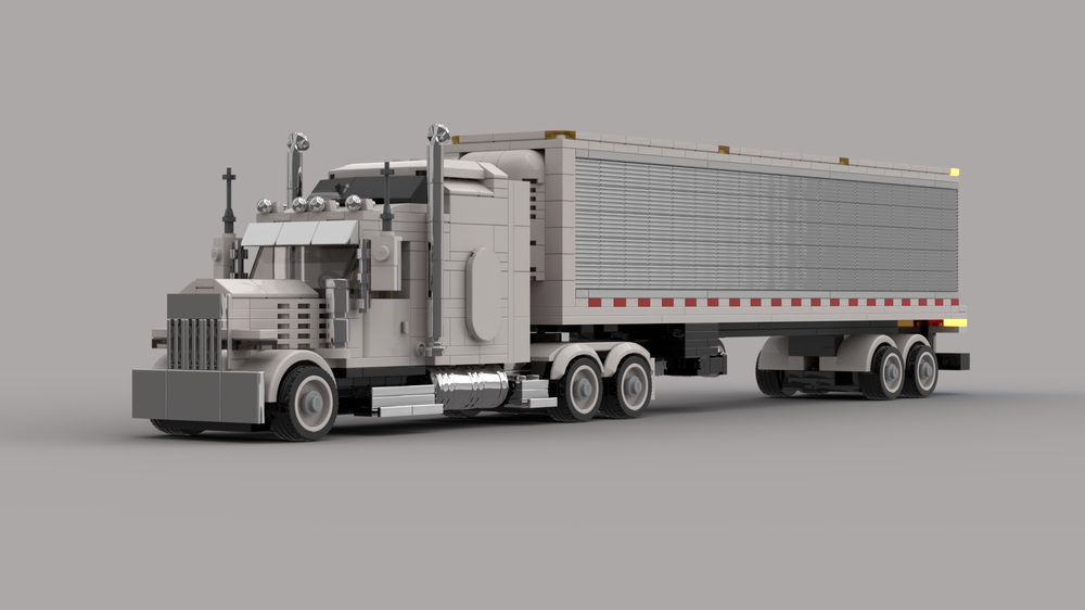 LEGO MOC Kenworth W900 Semi Truck with Trailer - Minifigscale by Yanix ...