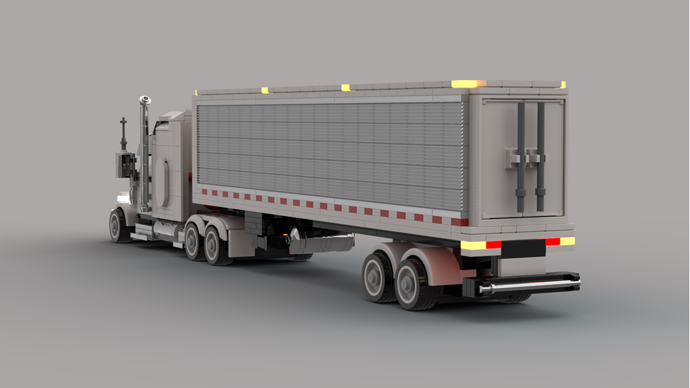 LEGO MOC Kenworth W900 Semi Truck with Trailer - Minifigscale by Yanix ...
