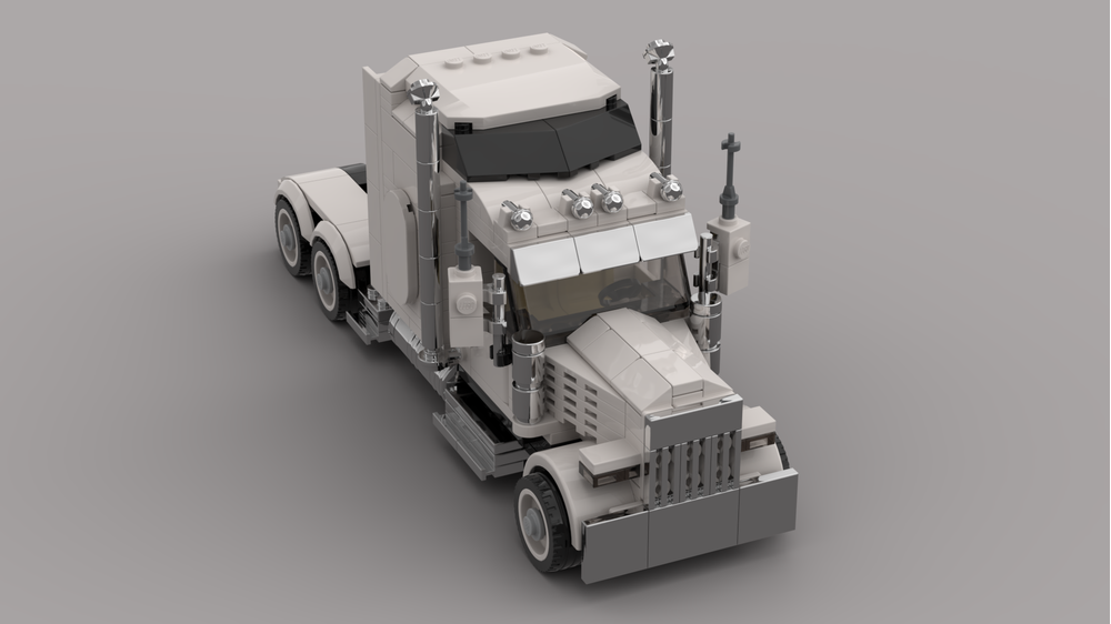 LEGO MOC Kenworth W900 Semi Truck with Trailer - Minifigscale by Yanix ...