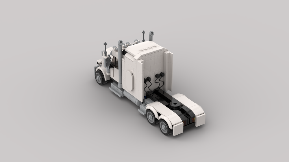 LEGO MOC Kenworth W900 Semi Truck with Trailer - Minifigscale by Yanix ...